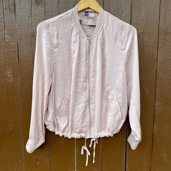Divided | Jackets & Coats | Pale Pink Light Bomber Jacket | Poshmark